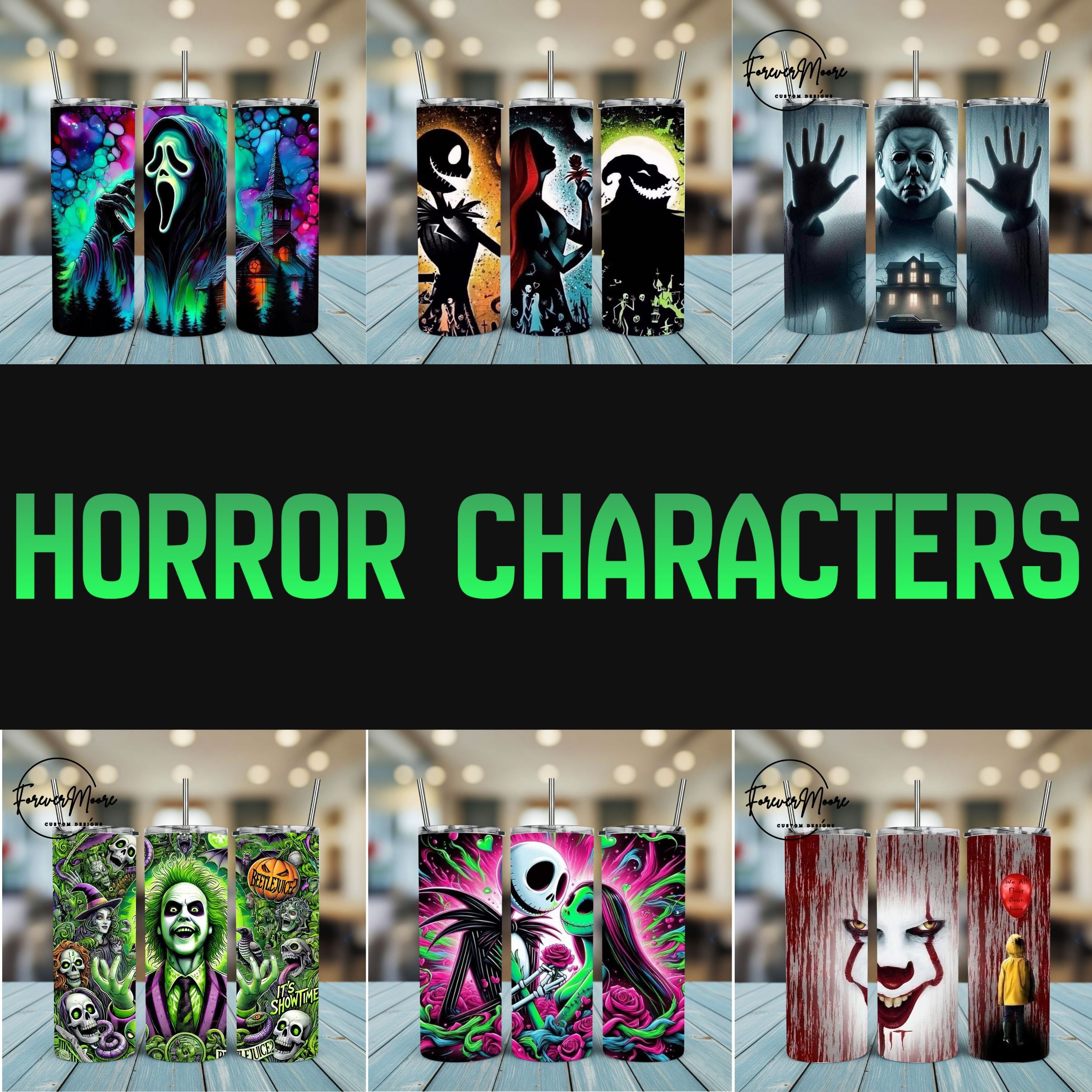 HORROR CHARACTERS – Forever Moore Custom Designs