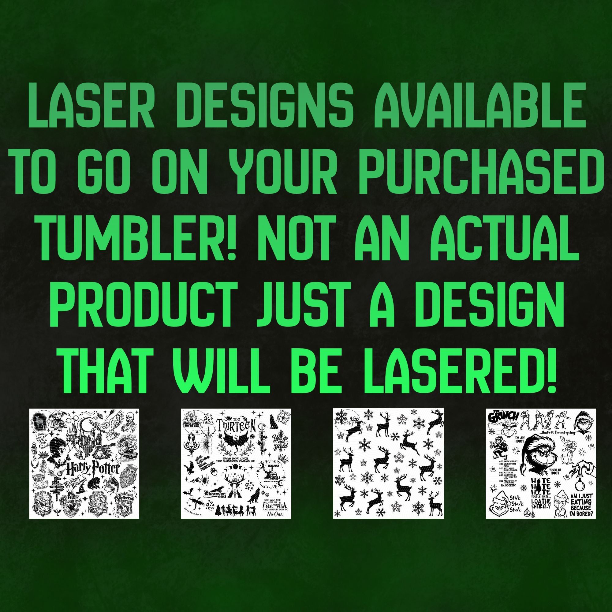 LASER DESIGNS AVAILABLE – Forever Moore Custom Designs